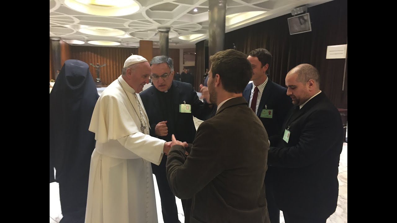 This is Peter! Pope Francis meets the S+L team in Rome - YouTube