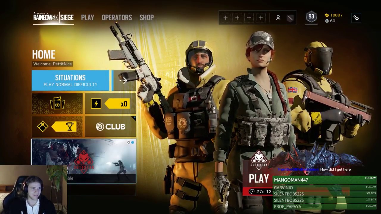 [Stream VOD] Rainbow Six: Siege, Operation Outbreak - YouTube