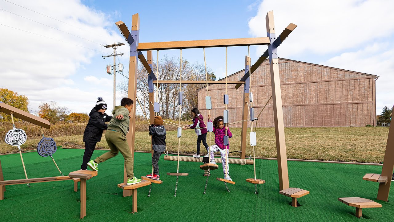 Folio® Balance Climber - Forma™ - Landscape Structures - YouTube