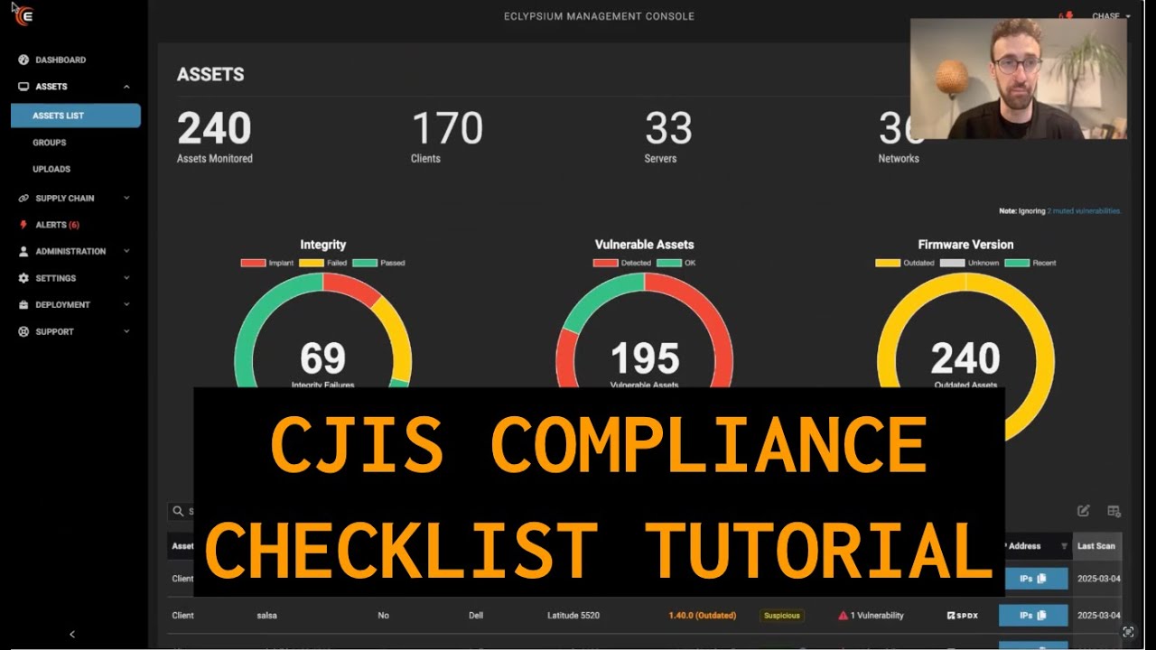 CJIS Compliance Checklist from Eclypsium - YouTube