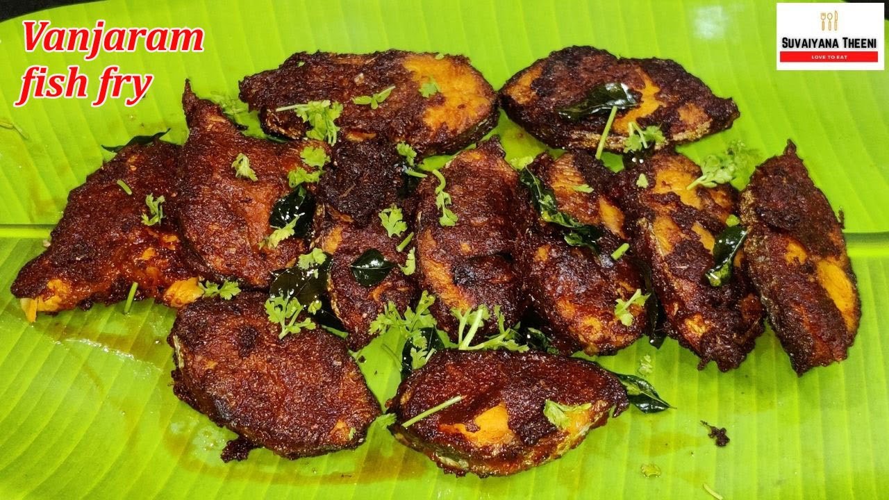 Vanjaram Fish Fry in Tamil | Restaurant Style fish fry | Vanjaram meen ...