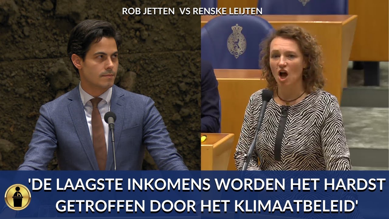 Renske Leijten spreekt Rob Jette aan op zijn klimaatbeleid #tweedekamer ...