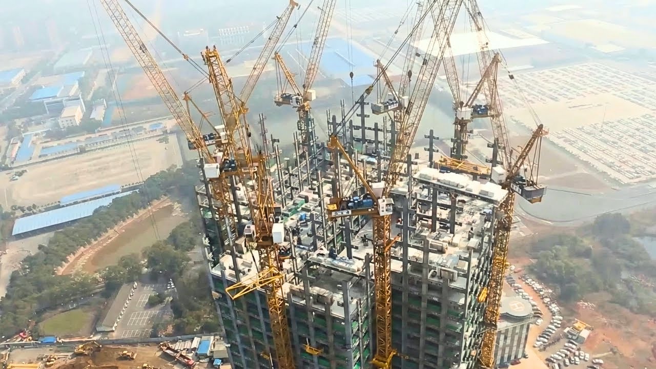 How Do Chinese Engineers Build Massive Structures in Just 24 Hours ...