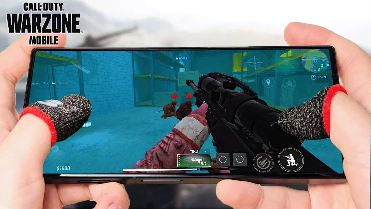 WARZONE MOBILE ANDROID SD 8 GEN 2 120 FOV GAMEPLAY - YouTube