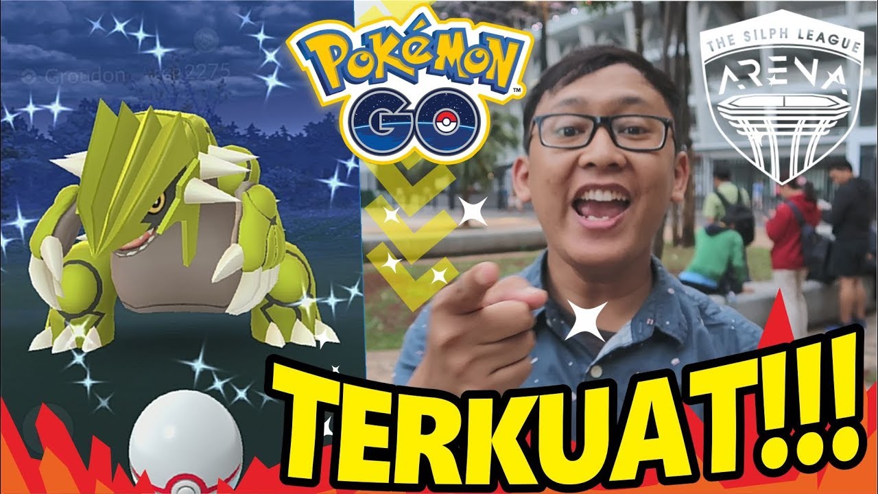 POKEMON LEGENDARIS GROUDON MUNCUL !!! TYPE GROUND TERKUAT! 「Pokemon GO ...