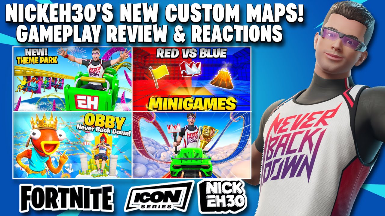 Nick Eh 30 Joins The Fortnite Icon Series With New Skin Bundle - YouTube