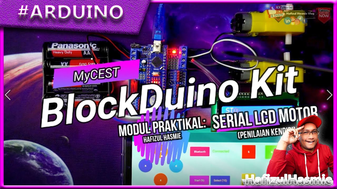 Arduino LCD DC Motor | Blockduino Kit - YouTube