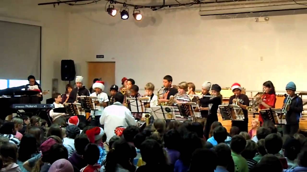 Crossroads Elementary School Jazz Band - Christmas Medley - YouTube