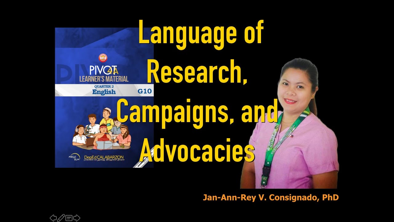 Language Of Research Campaigns And Advocacies English 10 YouTube language-of-research-campaigns-and-advocacies-english-10-youtube