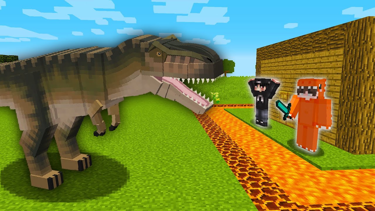 Dinosaurs VS The Most Secure Minecraft House! - YouTube