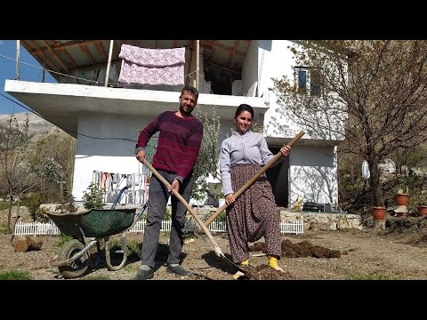 Köy Evimizin Bahçe Temizliği ~ Tohum Ekimi ~ Köy İşleri ~ Köyde Yaşam