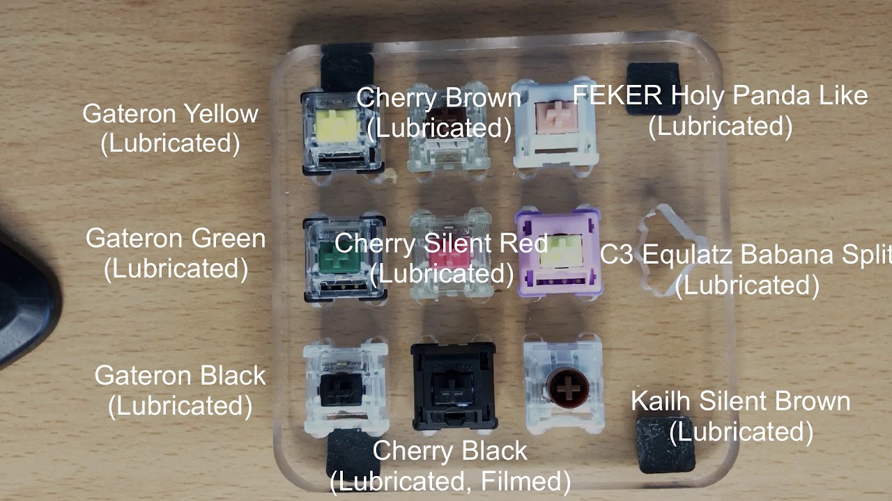 Mechanical Switch Sound Test - YouTube