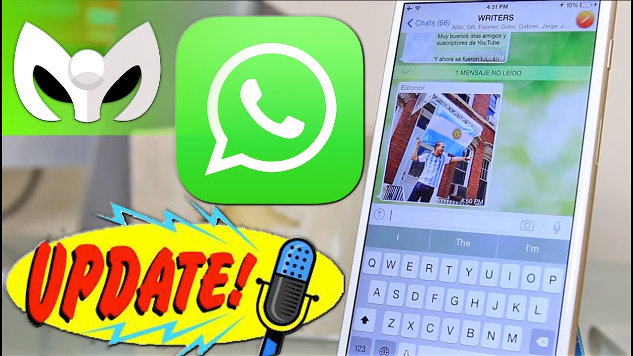 WhatsApp Actualizado para iPhone 6 y 6 Plus (Mundo perfecto) - YouTube