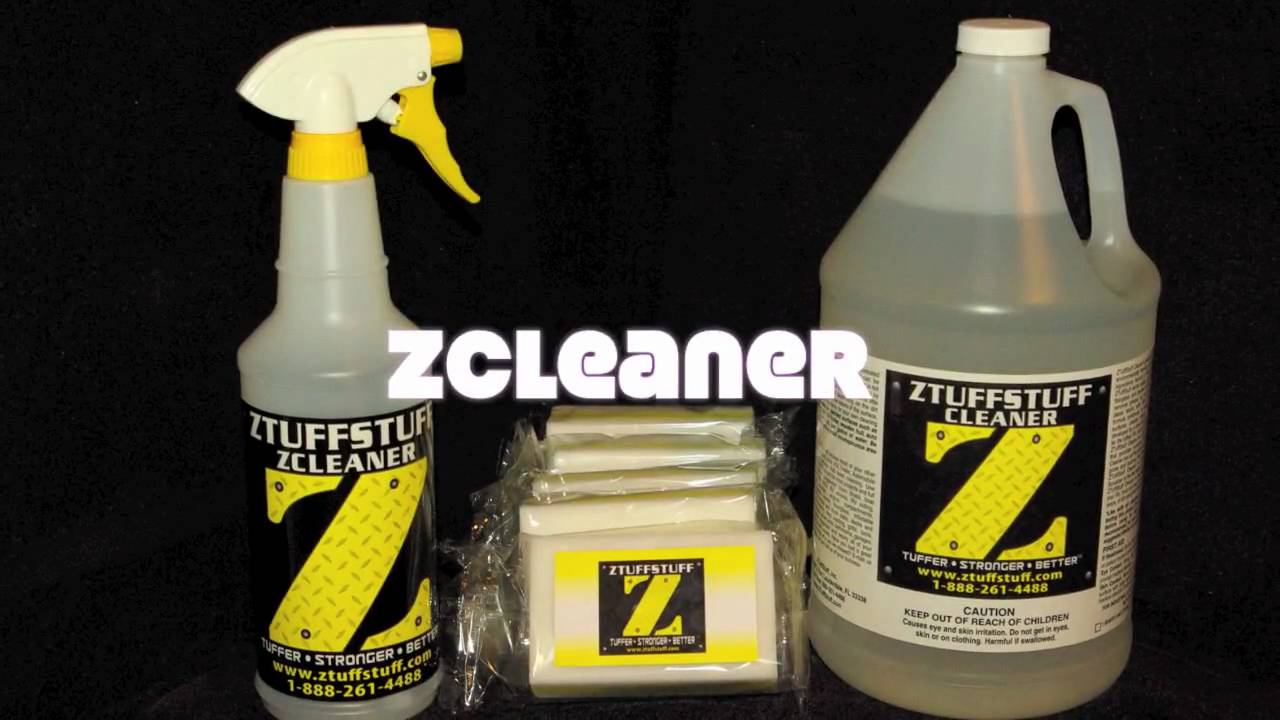 Z-Tuff Products- ZCleaner Best Dinghy cleaner - YouTube