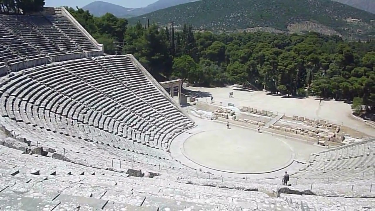 The Ancient Theatre of Epidaurus, Peloponnese - YouTube