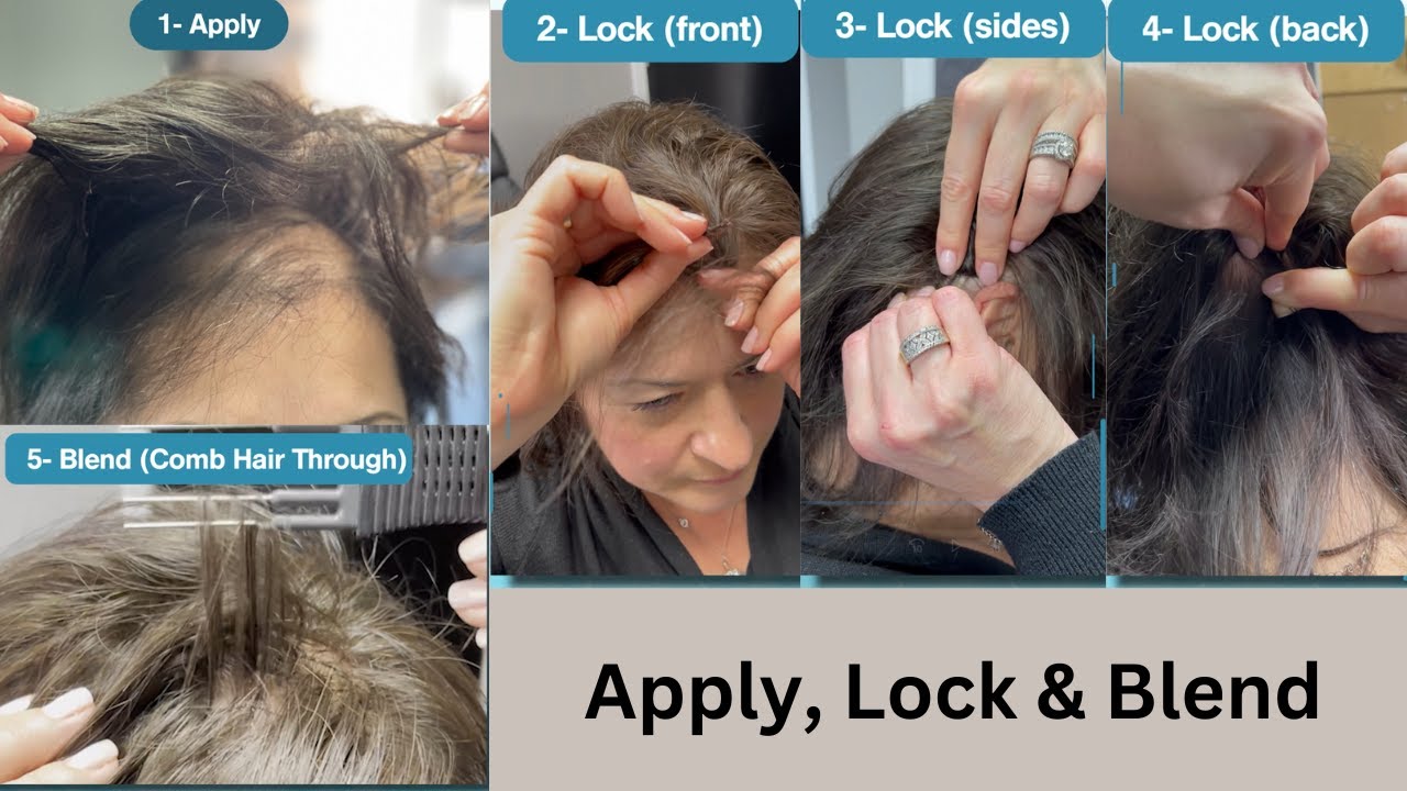 Transform Your Hair- Apply, Lock & Blend with InvisaBlend Micro Strand ...