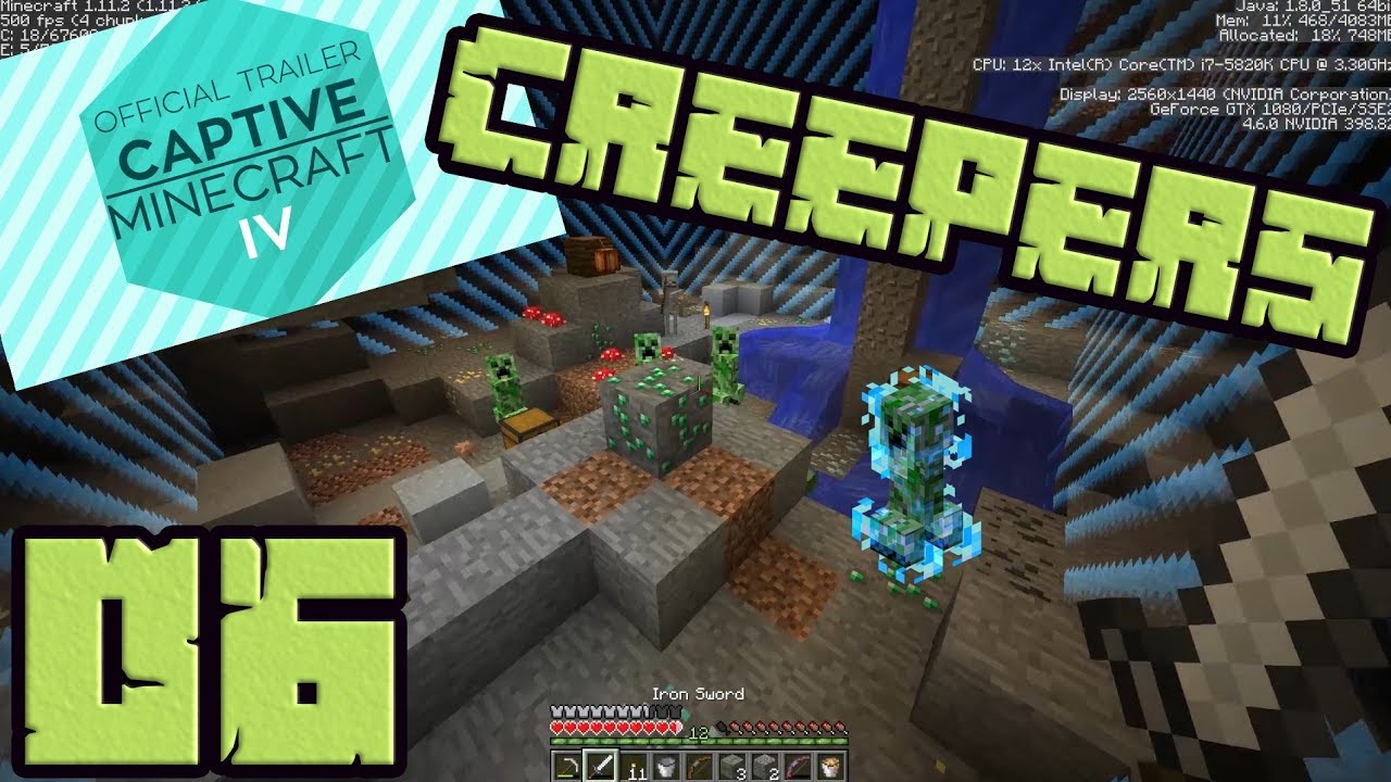 КРИЙПЪРИ! #6 [Captive Minecraft IV] - YouTube