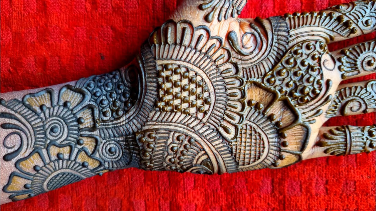 Front hand mehndi design | wedding special bridal mehndi | full hand ...