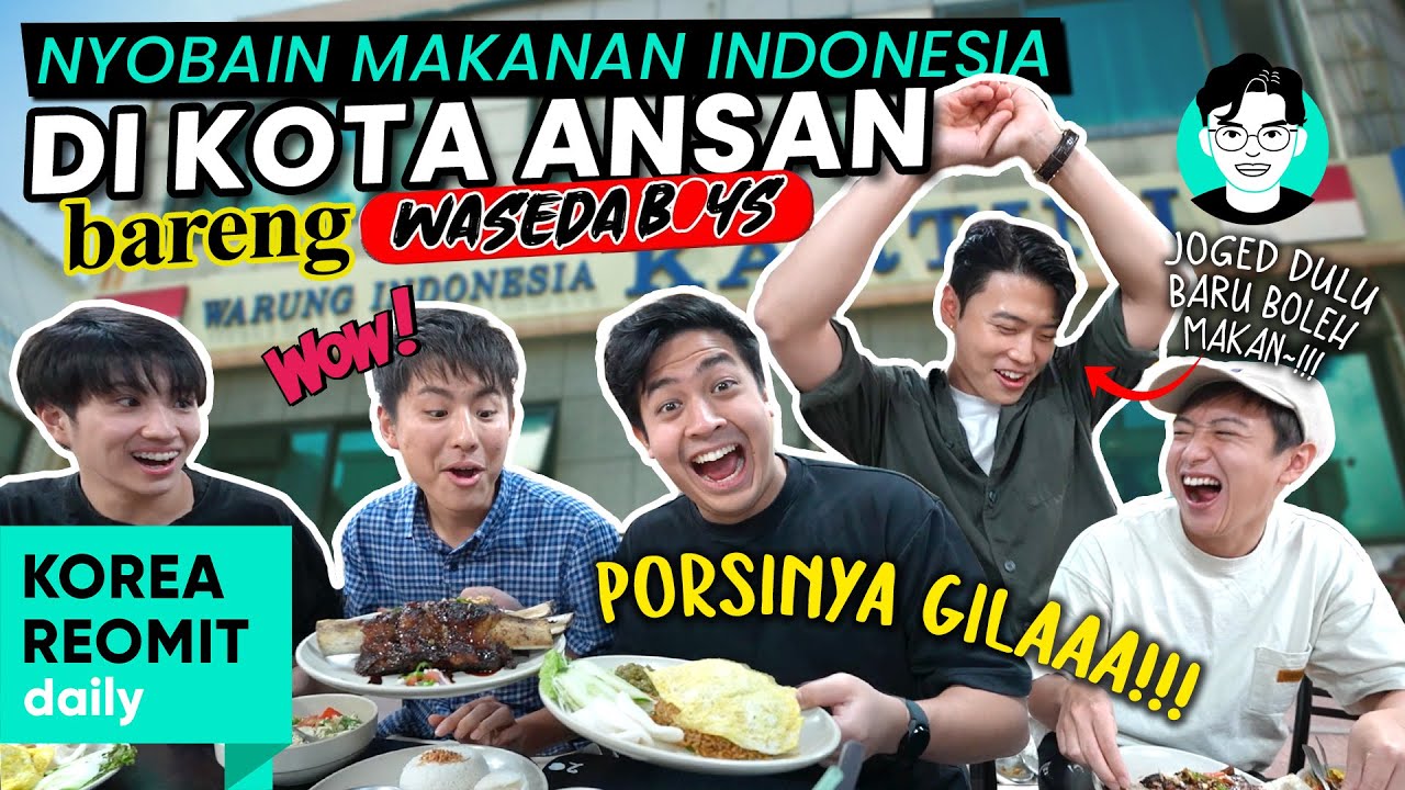 WASEDA BOYS KAGET LIHAT KOREA YANG KAYAK INDONESIA!! - YouTube