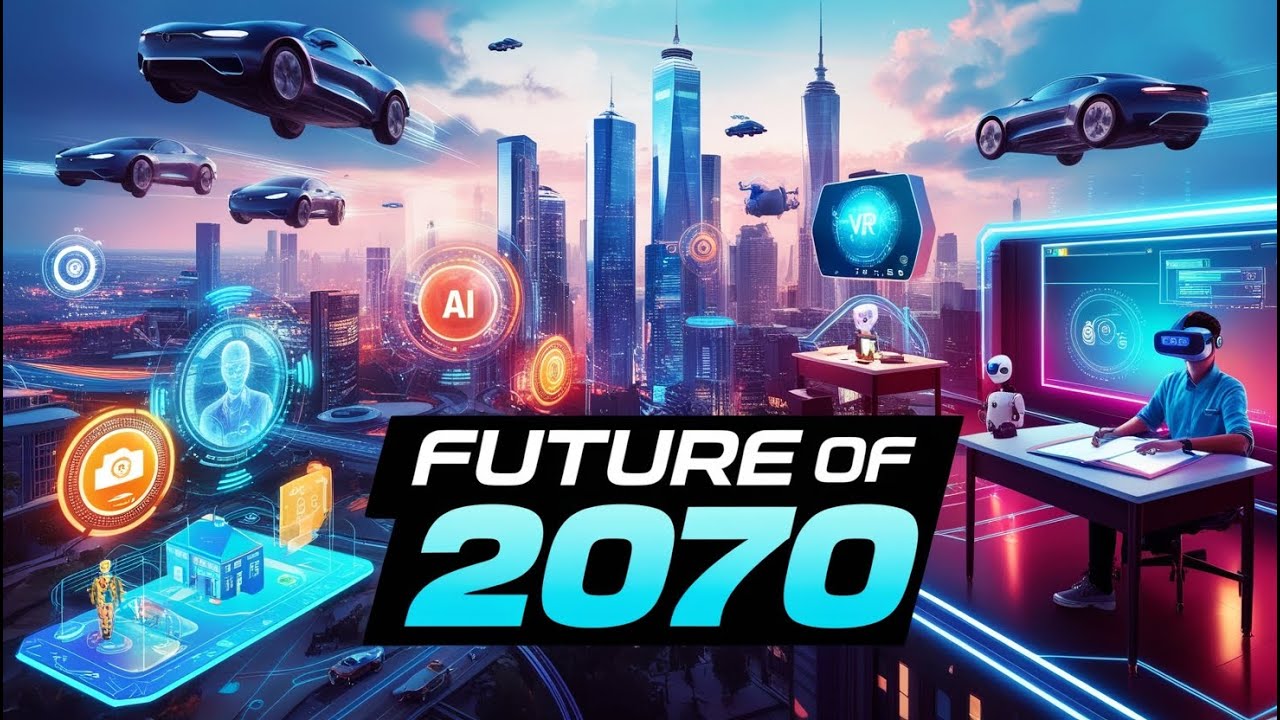 Life in 2070: Flying Cars, AI Doctors & Virtual Reality Schools! - YouTube