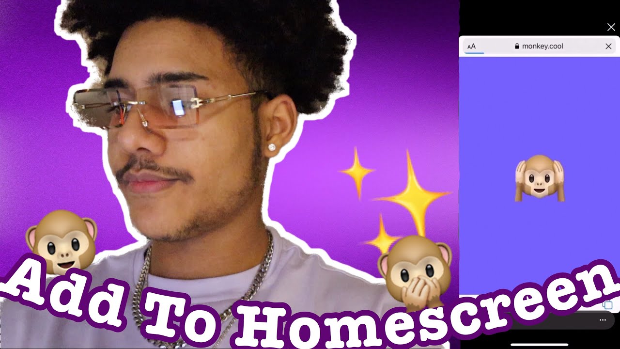HOW TO DOWNLOAD MONKEY APP TO HOMESCREEN 2020‼️ - YouTube