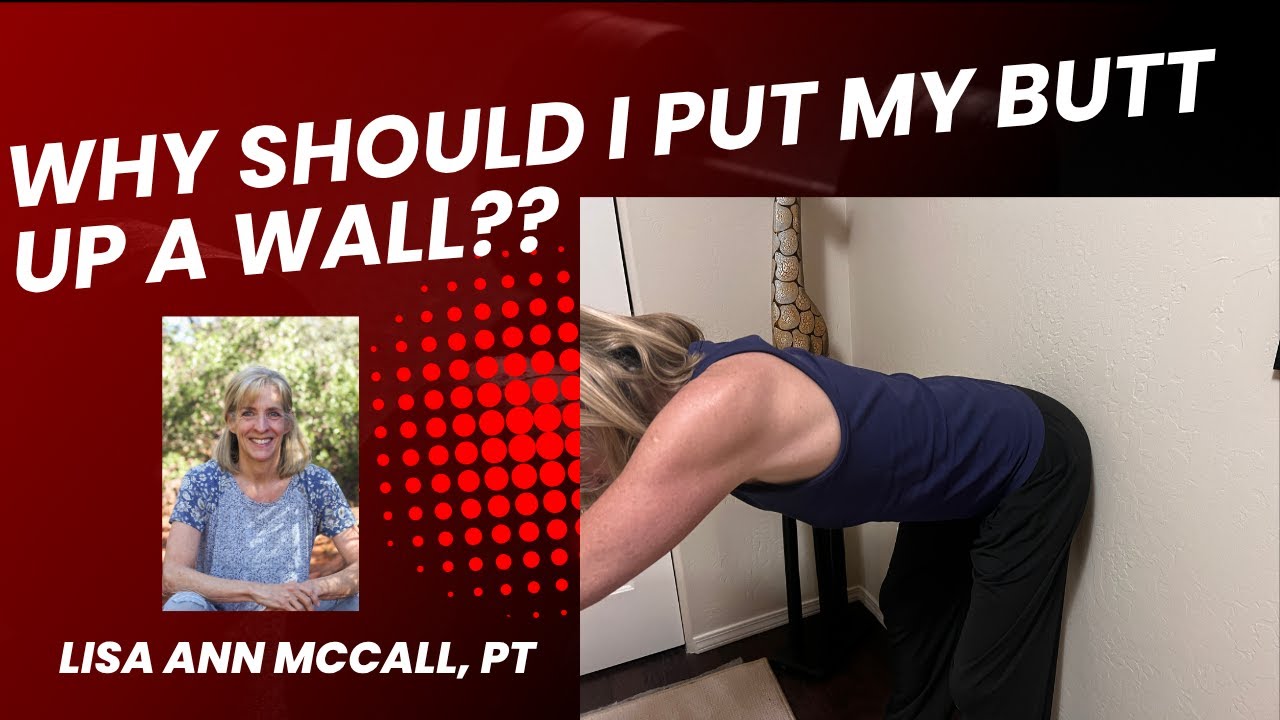It sounds weird but for aches and pains, think about putting your butt ...