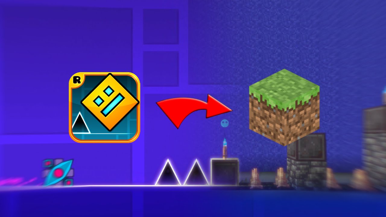 STEREO MADNESS in MINECRAFT | Geometry Dash in Minecraft - YouTube