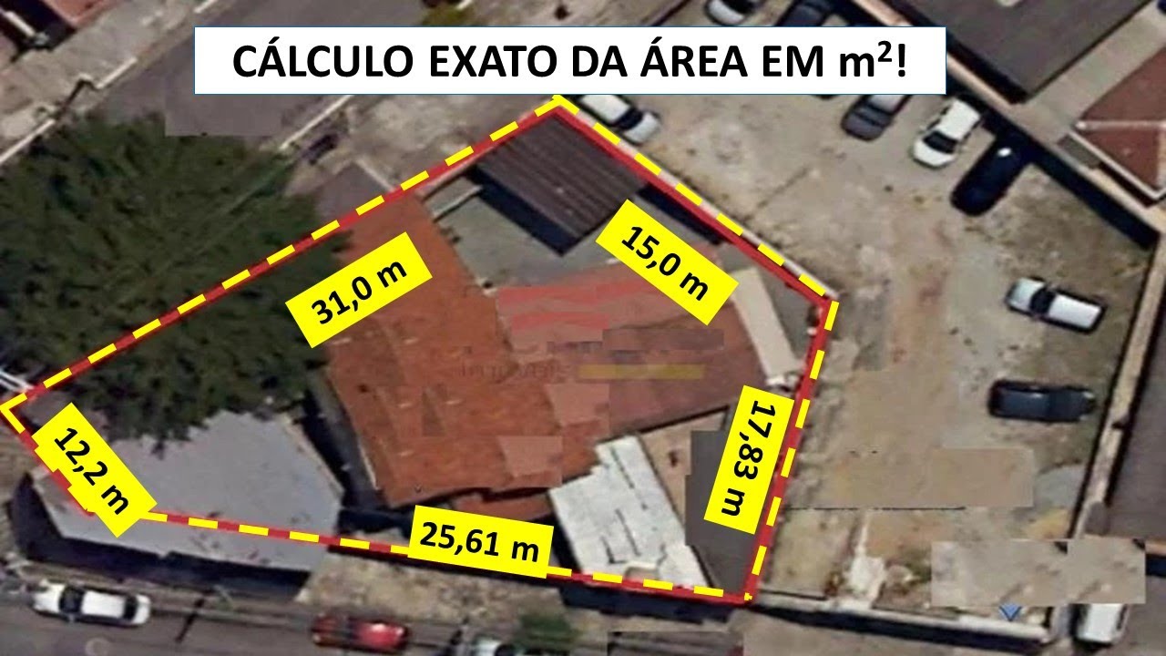 C LCULO DE REA TERRENO 5 LADOS DIFERENTES USANDO PIT GORAS YouTube
