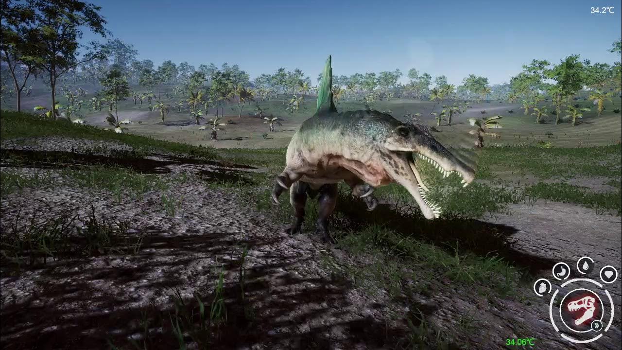 The Beasts of 9500 | Spinosaurus (Biped) sounds - YouTube