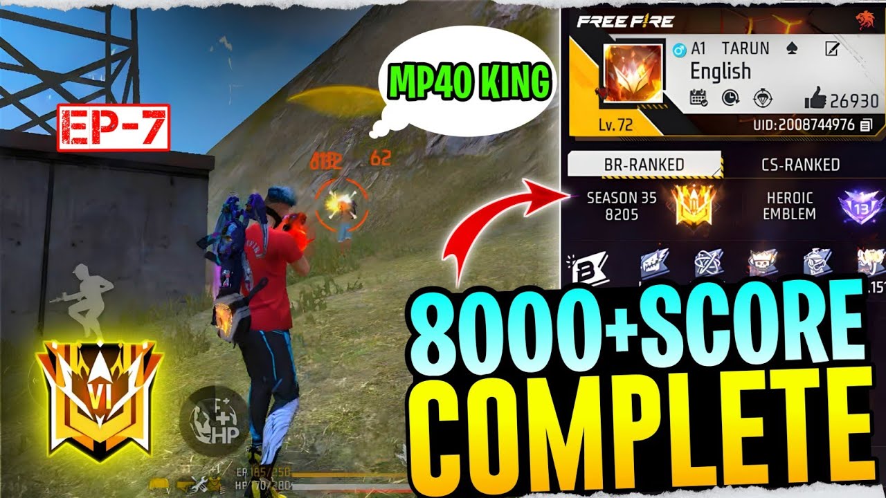 FINALLY GRANDMASTER 8000+SCORE DONE || season 35 EP-7 - YouTube