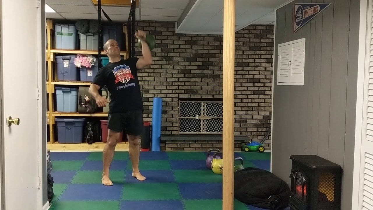 Clean and Press Ladder Workout - YouTube