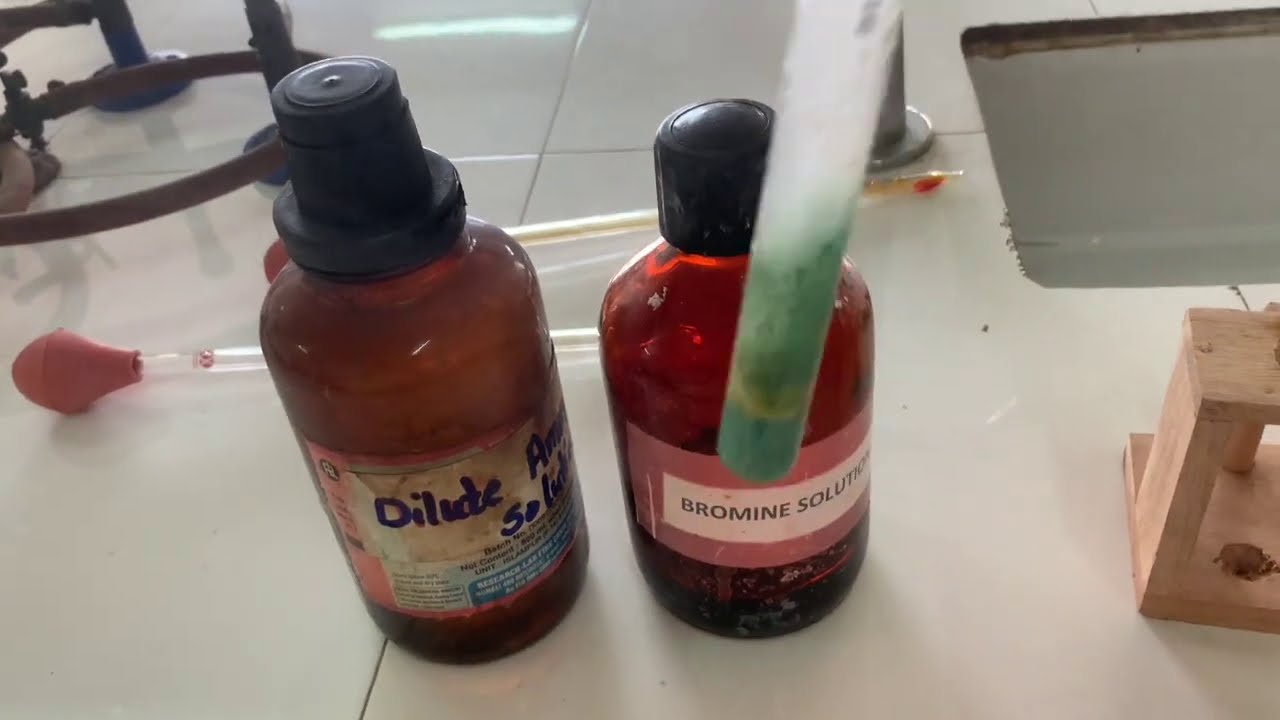 Identification test of Quinine - Pharmaceutical Chemistry - YouTube