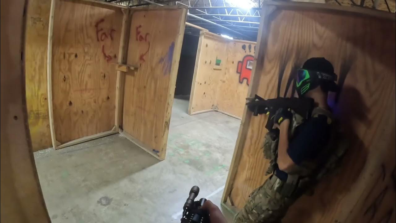 Indoor airsoft at (TakeOne Airsoft Arena) - YouTube