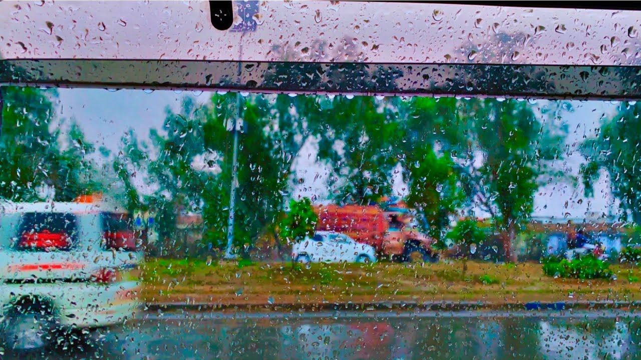 Rain Drive [4k] | Long Drive In Rain | Rain sounds | ASMR video - YouTube