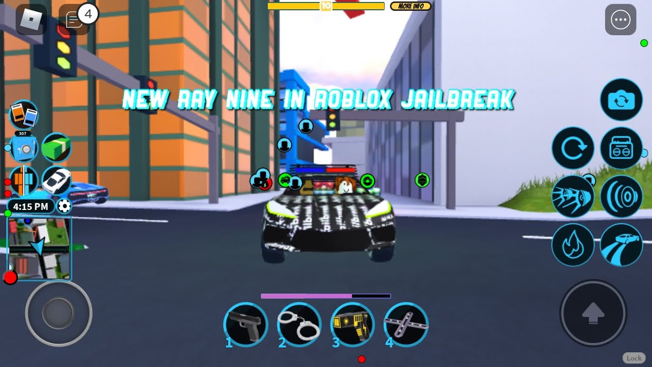 New ray 9 in Roblox jailbreak - YouTube