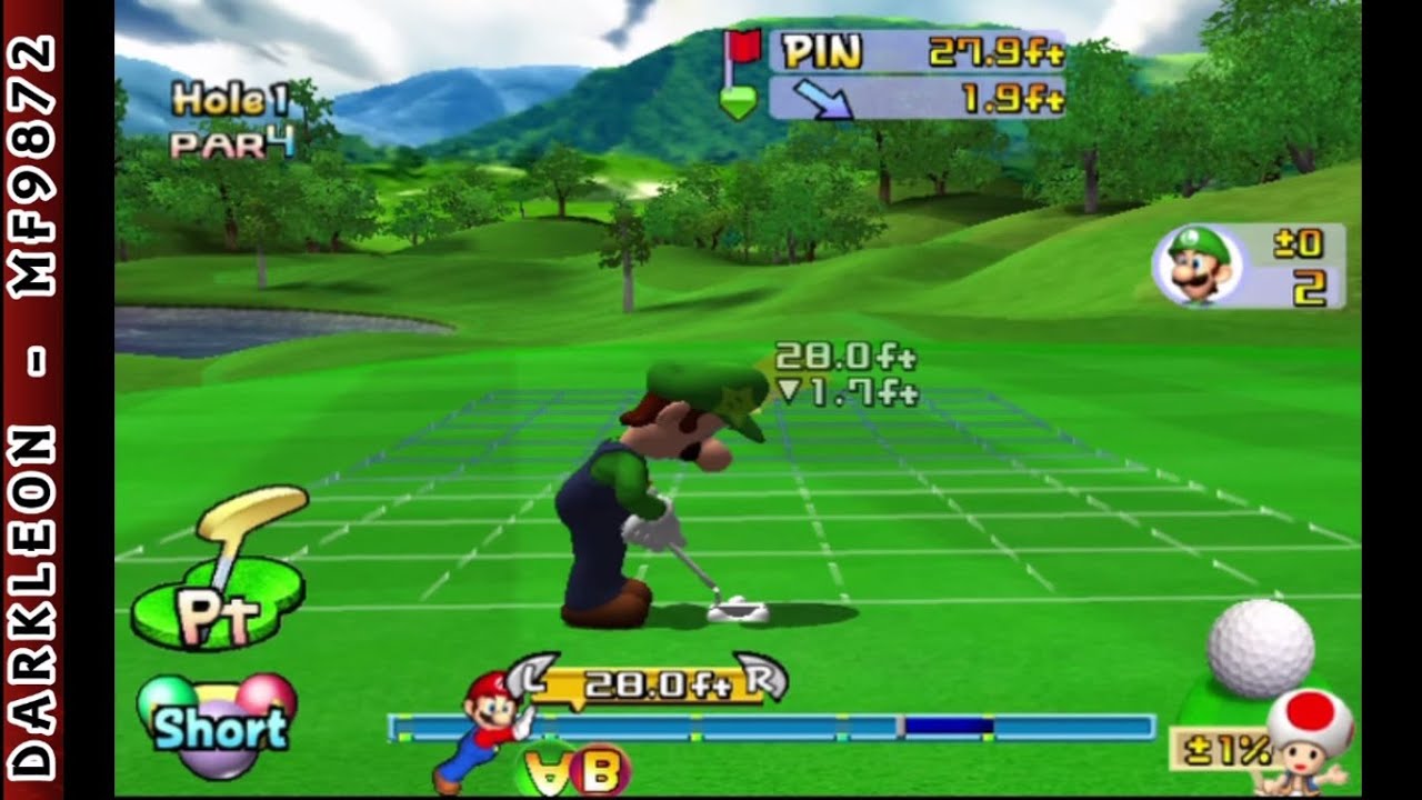 GameCube - Mario Golf - Toadstool Tour © 2003 Nintendo - Gameplay - YouTube