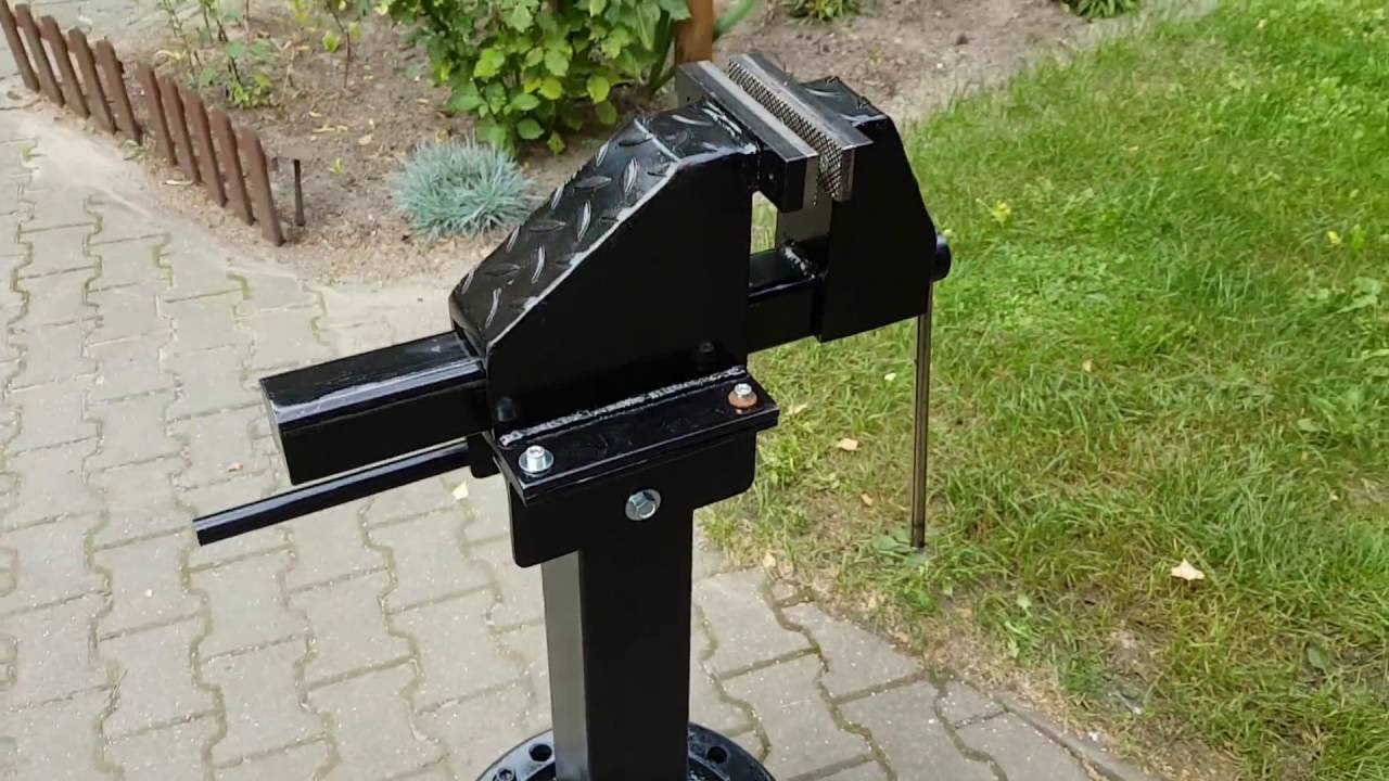 Imadło na podstawie DIY , Homemade Vise & stand - YouTube