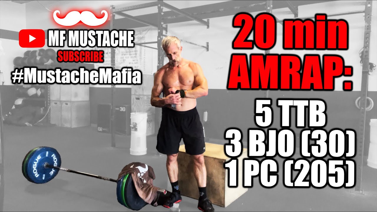 5 TTB / 3 BJO / 1 PC – 20 min AMRAP – 27+ rounds!! Long, consistent ...