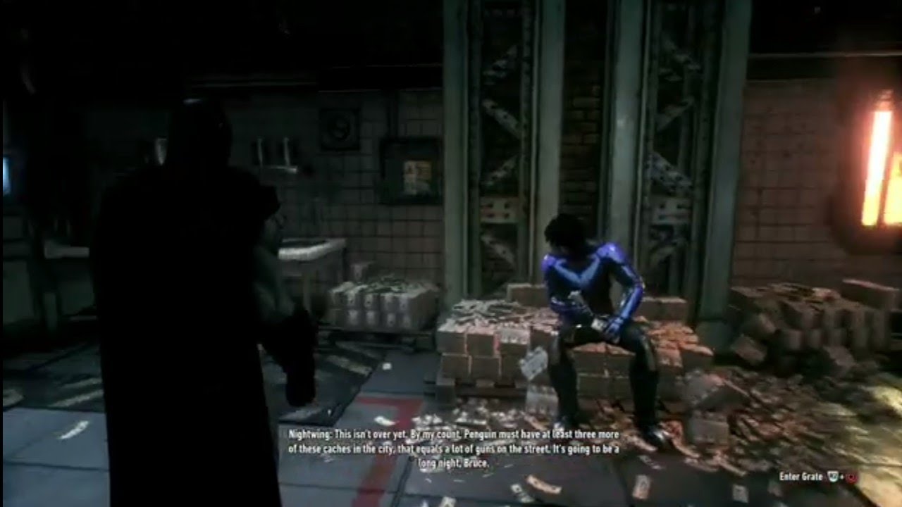 BATMAN (NEW 52 Suit) & NIGHTWING Fight Scene [4K UHD] PT 7 NG+ Gameplay ...