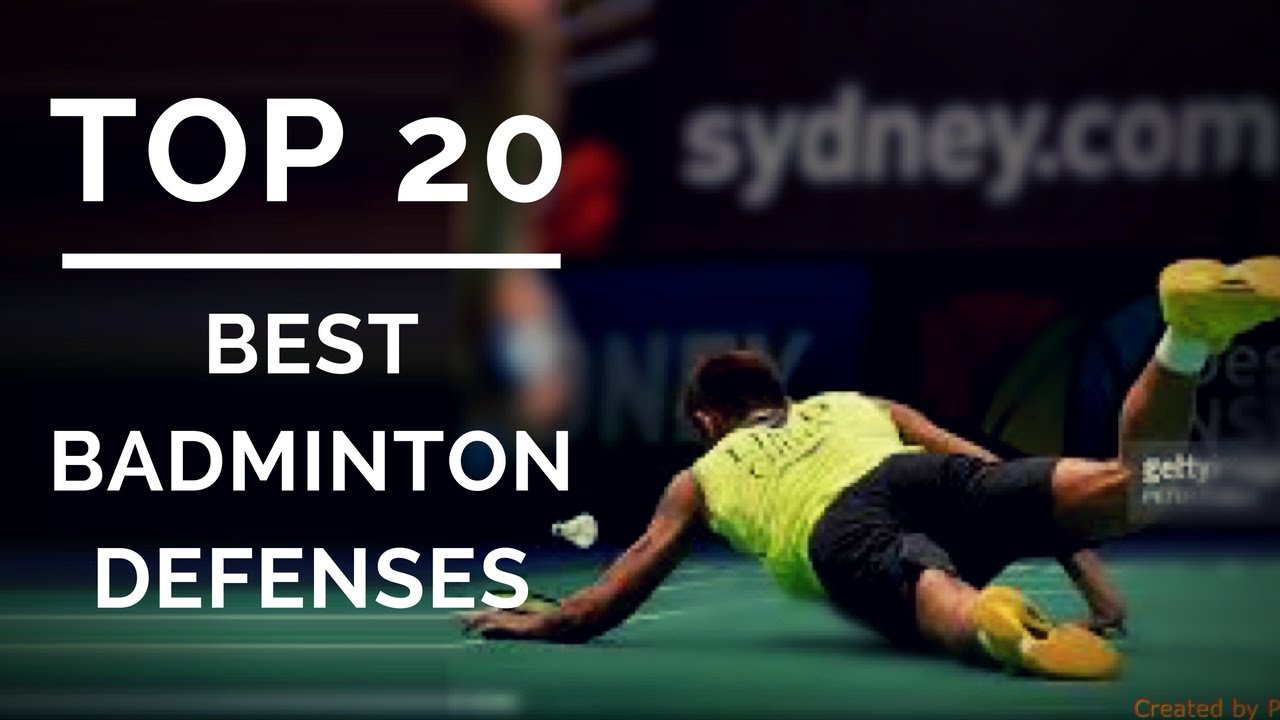 TOP 20 BEST BADMINTON DEFENSE - YouTube