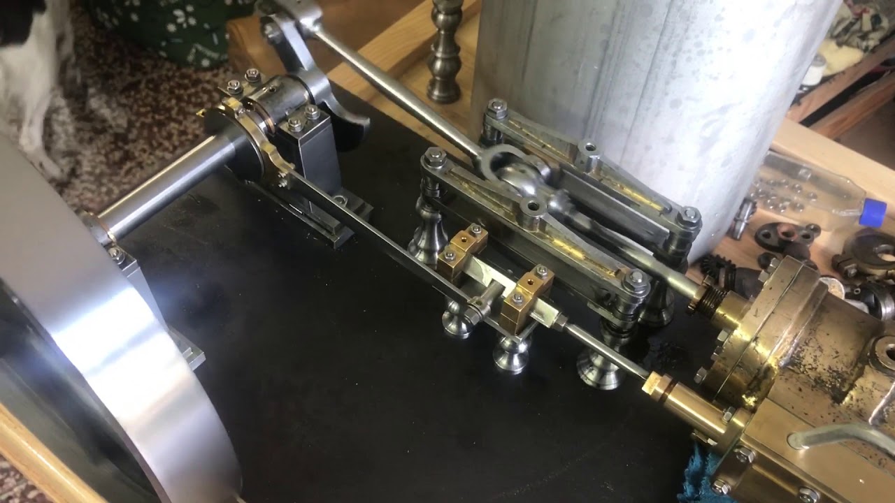 Steam engine model - YouTube