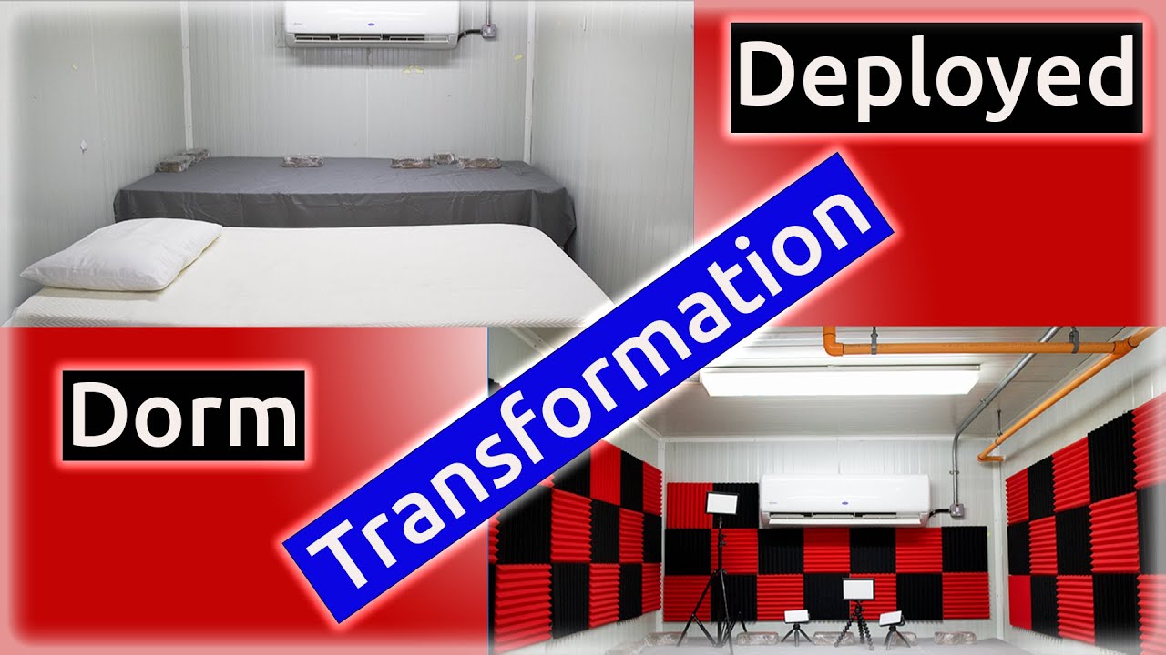 Turning My Deployed Dorm Room into a YouTube Studio | Military - YouTube