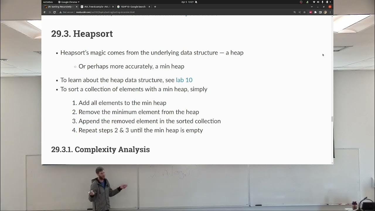 CSCI 162 --- April 5, 2023 - YouTube