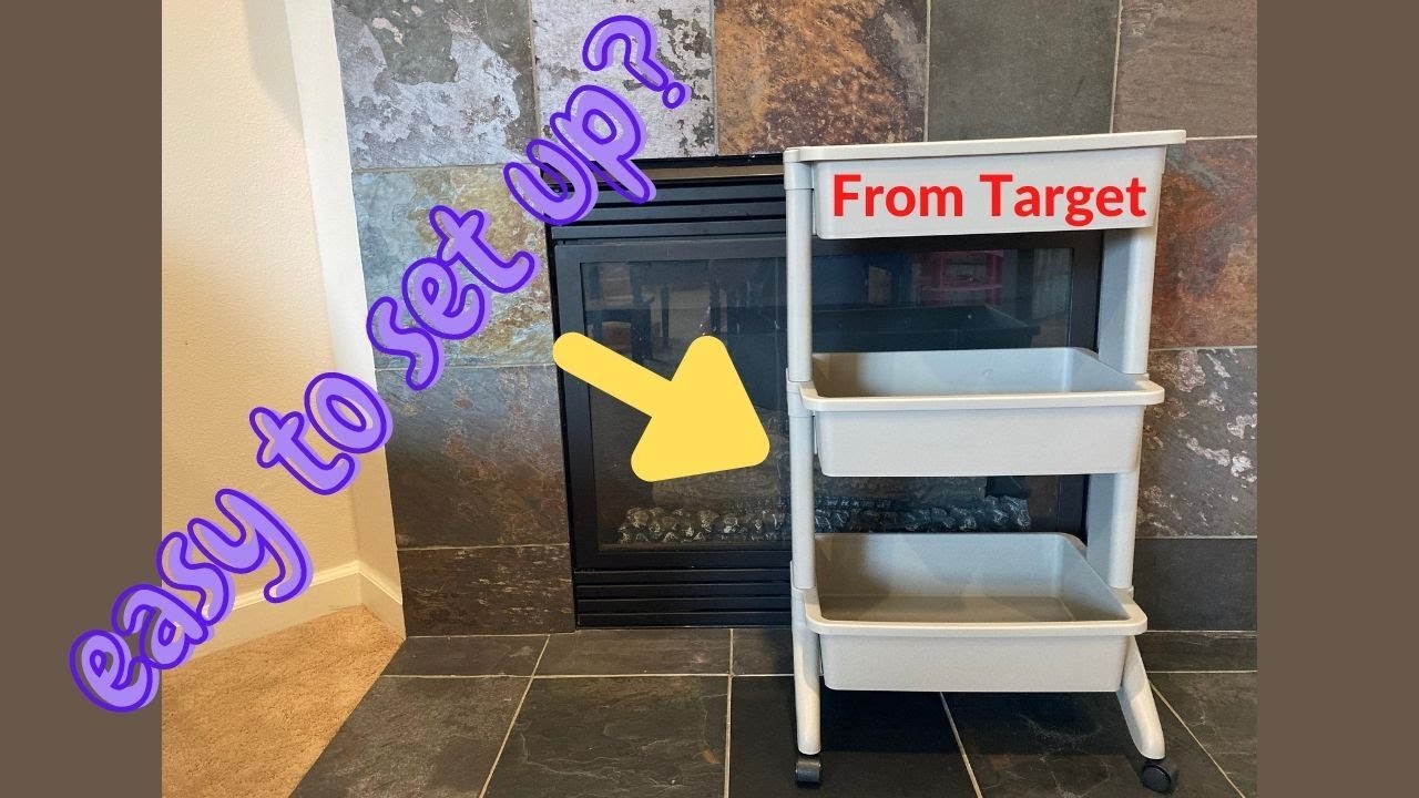 Shelve from Target Setup (Utility Cart from Room Essentials) - YouTube