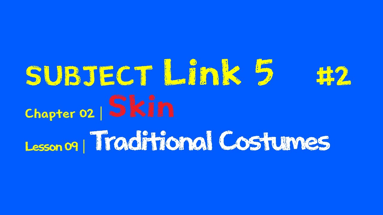 SUBJECT Link 5 Lesson 9 (2) - YouTube