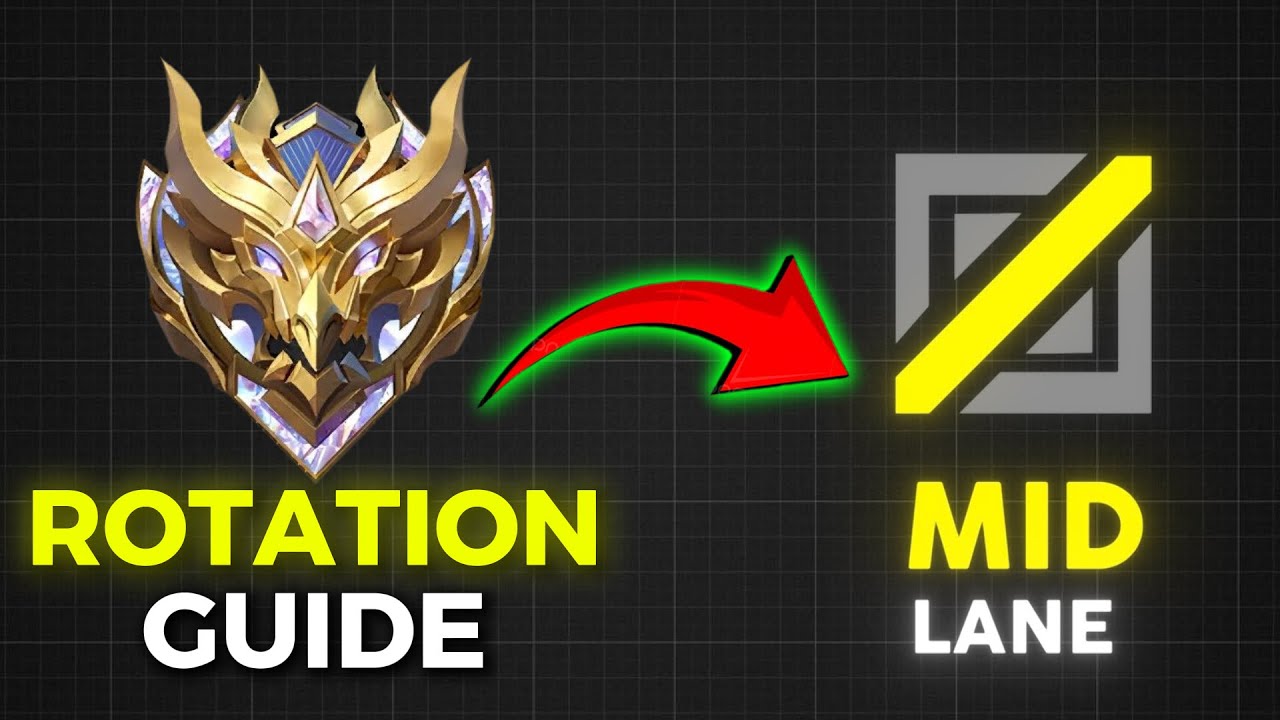 HOW TO MID LANE ROTATION ML (META ROTATION) Mobile Legends Bang Bang ...