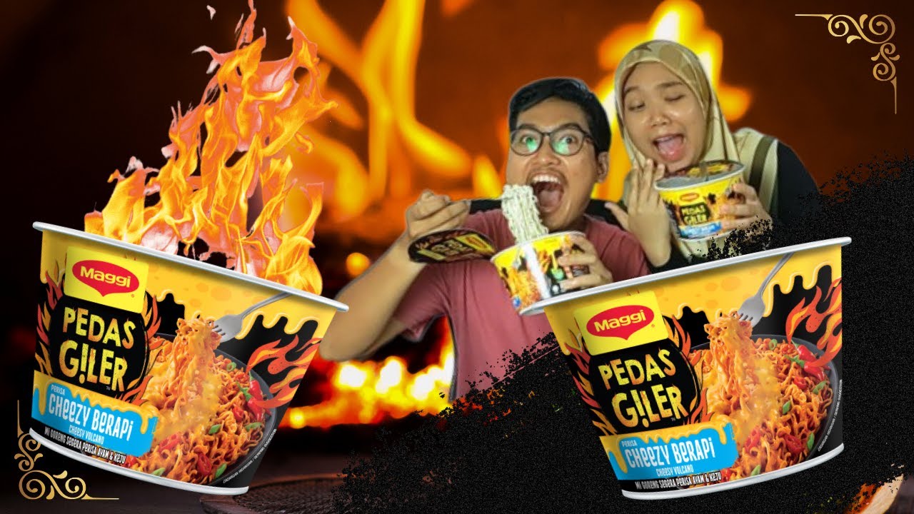 Maggi Pedas Giler Cheesy Berapi - Rasa biasa ke luar biasa? - YouTube