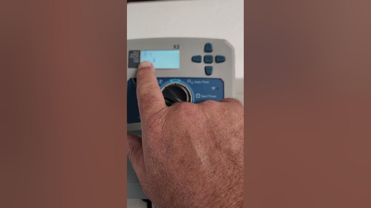 Programming the Hunter X2 Irrigation Controller - YouTube