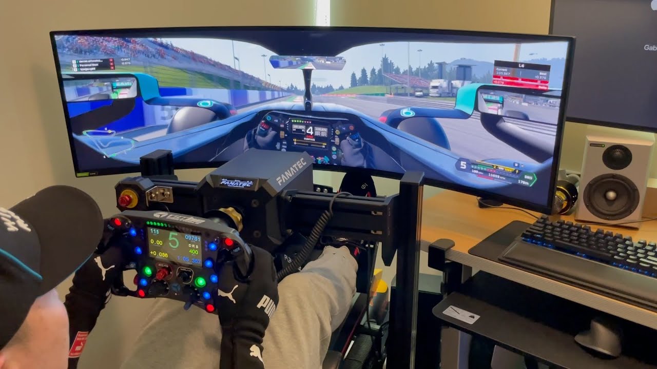 Cubecontrols CSX2 Fanatec DD1 for PS4 Podium Hub - YouTube