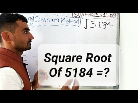 Square Root Of 5184 In Hindi | Vargmul Nikalna | Surendra Khilery ...